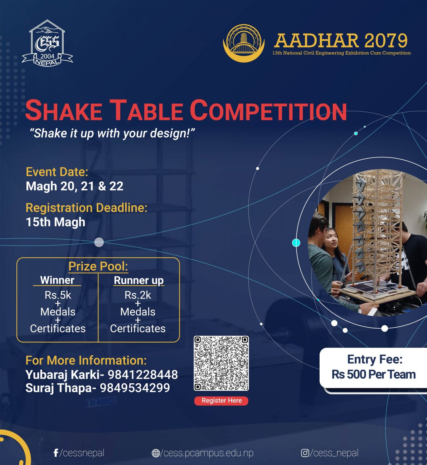 1st Shake Table Competition